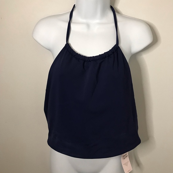 Lime Ricki | Swim | Lime Ricki Navy Halter Swim Tankini Nwt Xl | Poshmark